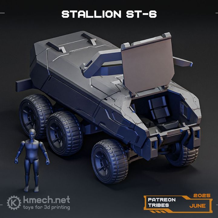 3D Printable STALLION truck by Kmech