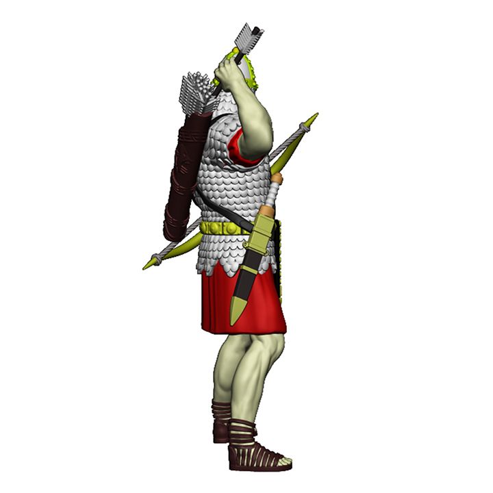 3D Printable Roman Archer 4 by ARTMARKEVYCH