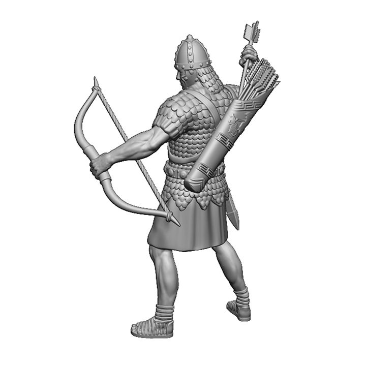 3D Printable Roman Archer 4 by ARTMARKEVYCH