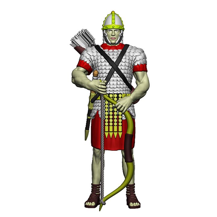 3D Printable Roman Archer 5 idol by ARTMARKEVYCH
