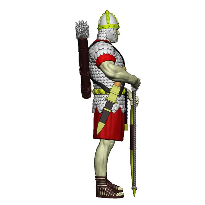 3D Printable Roman Archer 5 idol by ARTMARKEVYCH