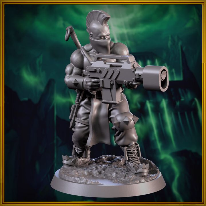 3D Printable Cultists by Sergeant Hammer