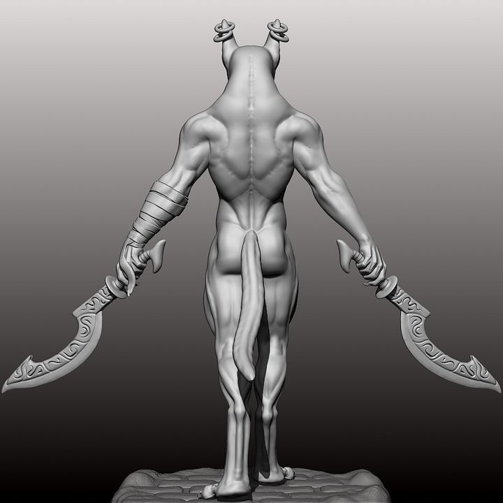 3D Printable NSFW Anubis models by Sol
