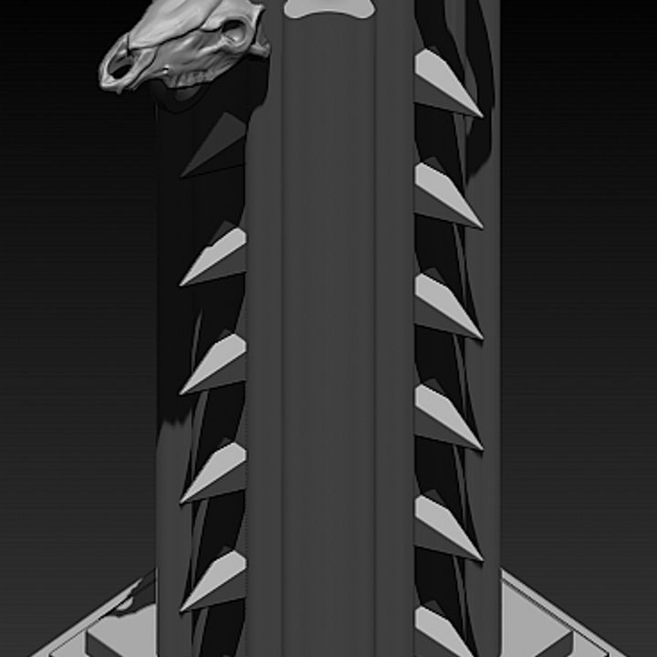 3D Printable Wendigo models and props SFW by Sol