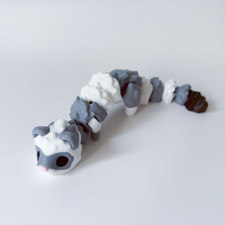 3D Printable Ferret Flexi by Layersingreen