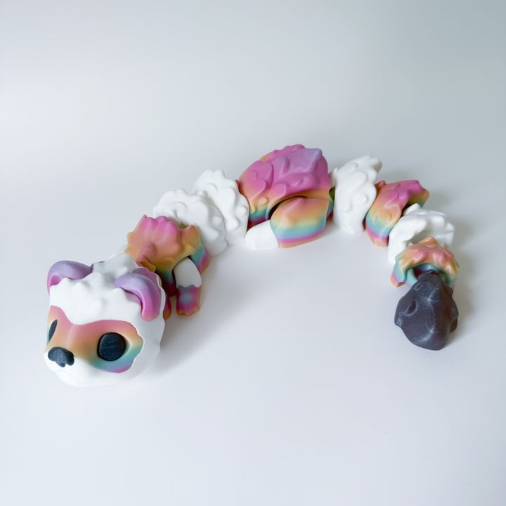 3D Printable Ferret Flexi by Layersingreen