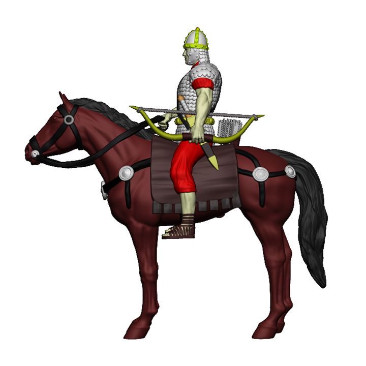 3D Printable Roman cavalry Archer 2 by ARTMARKEVYCH