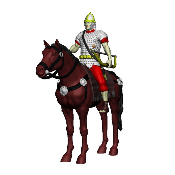 3D Printable Roman cavalry Archer 2 by ARTMARKEVYCH