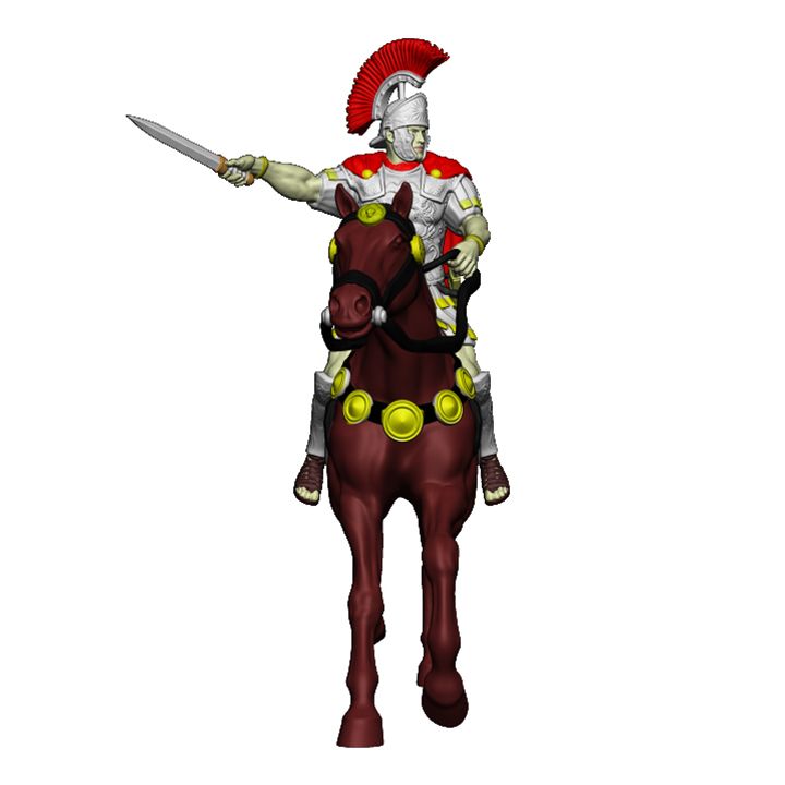 3D Printable Roman cavalry Legat by ARTMARKEVYCH