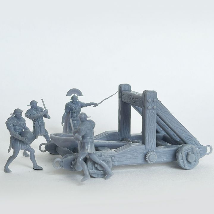 3D Printable Roman Catapult by ARTMARKEVYCH