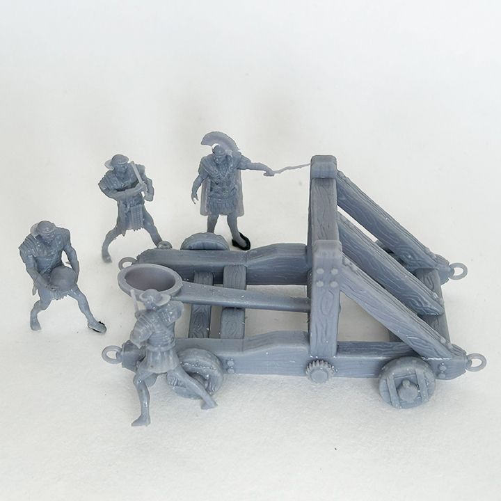 3D Printable Roman Catapult by ARTMARKEVYCH