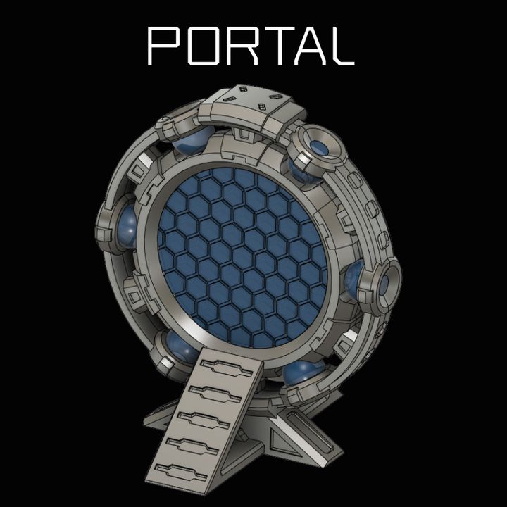 3D Printable Light up sci-fi scenery STLs for 3d printing (Personal use ...