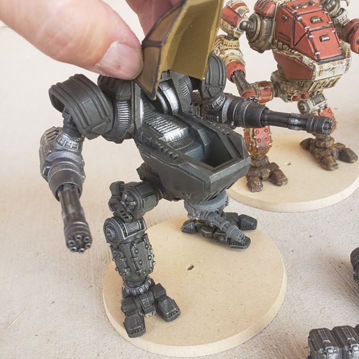 3D Printable 28mm (1/56th Scale) Colonial Viper Suit (Variable Payload ...