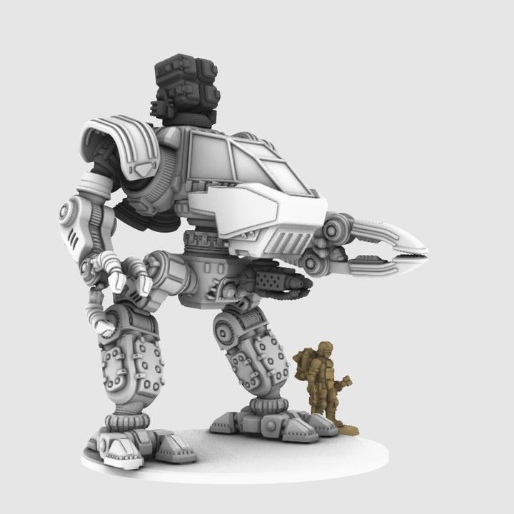 3D Printable 28mm (1/56th Scale) Colonial Viper Suit (Variable Payload ...