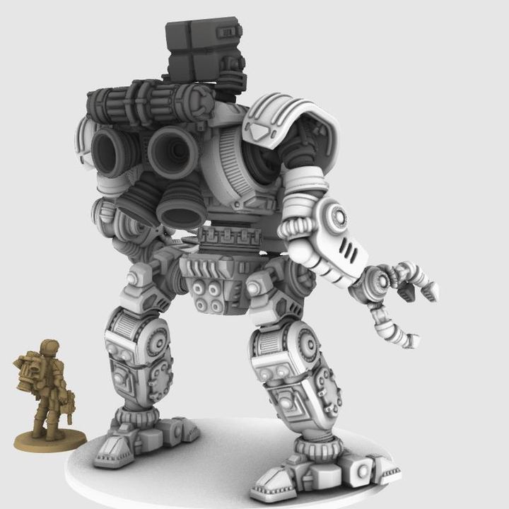 3D Printable 28mm (1/56th Scale) Colonial Viper Suit (Variable Payload ...
