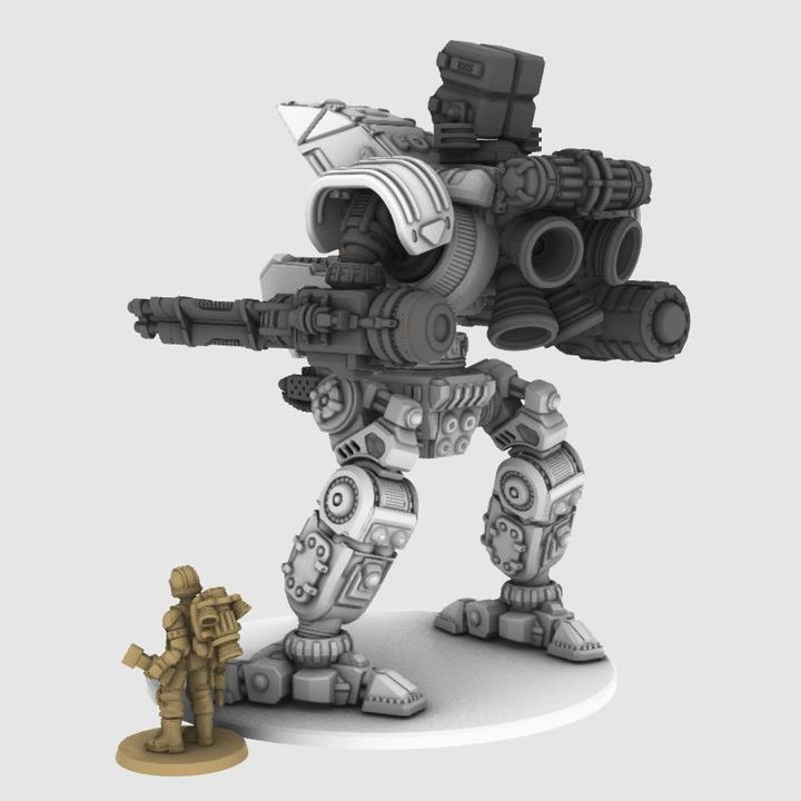 3D Printable 28mm (1/56th Scale) Colonial Viper Suit (Variable Payload ...