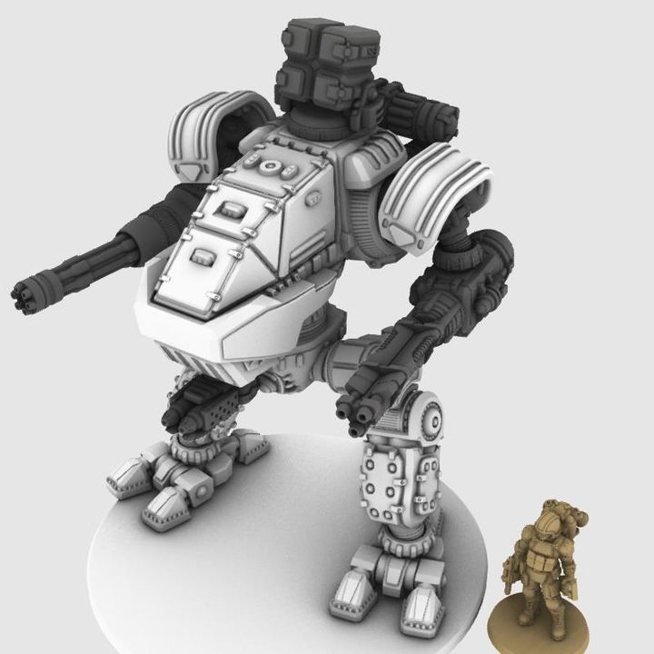 3D Printable 28mm (1/56th Scale) Colonial Viper Suit (Variable Payload ...