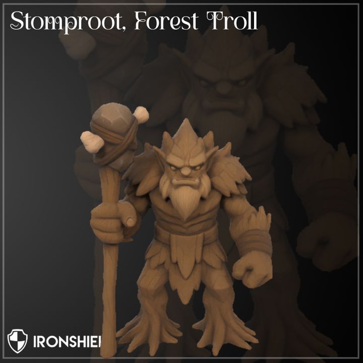 3D Printable Stomproot, Ancient of the Grove – 3D Printable Forest ...