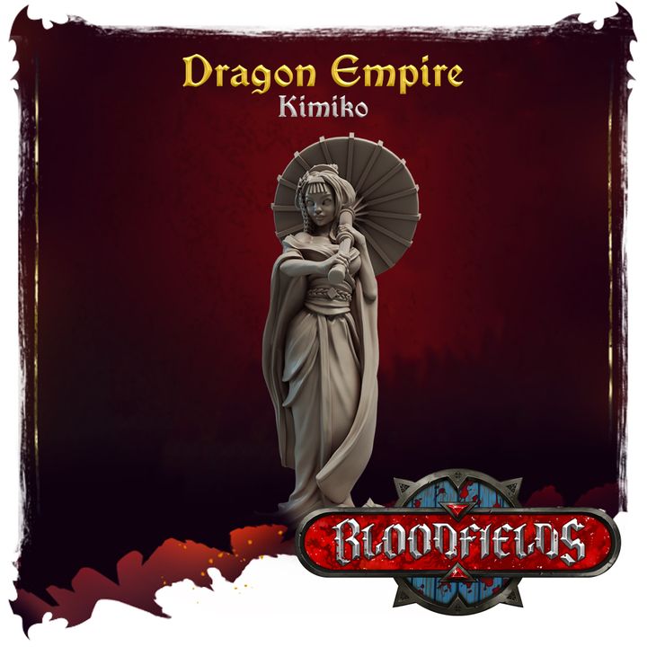 3D Printable Dragon Empire - Kimiko - Additional Miniatures by Titan ...
