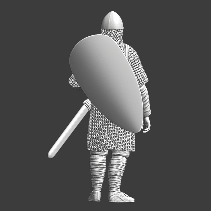 3D Printable Medieval Norman Crusader Knight - Resting by Northern ...