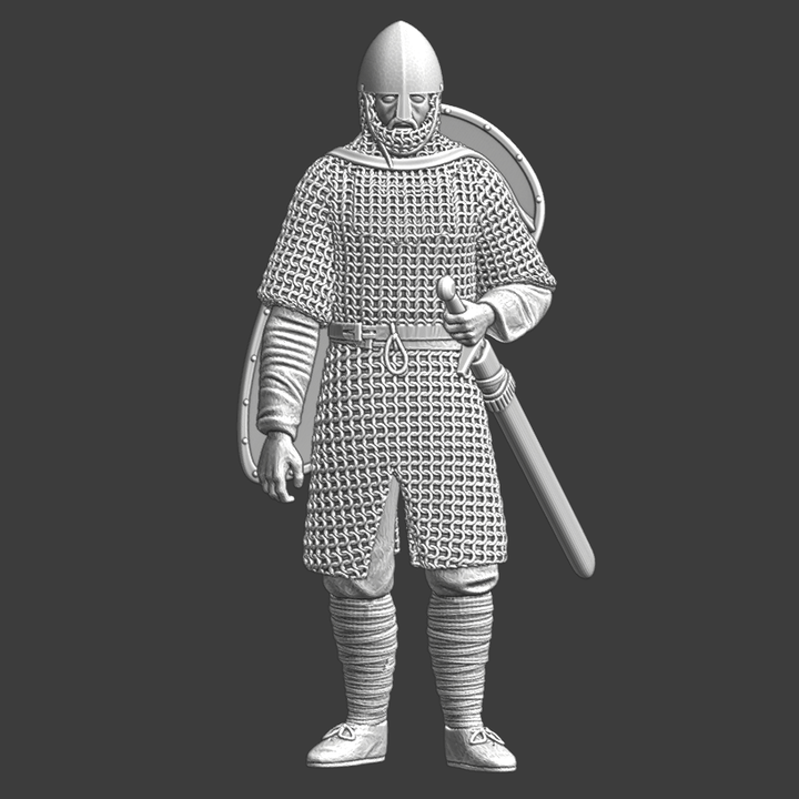 3D Printable Medieval Norman Crusader Knight - Resting by Northern ...