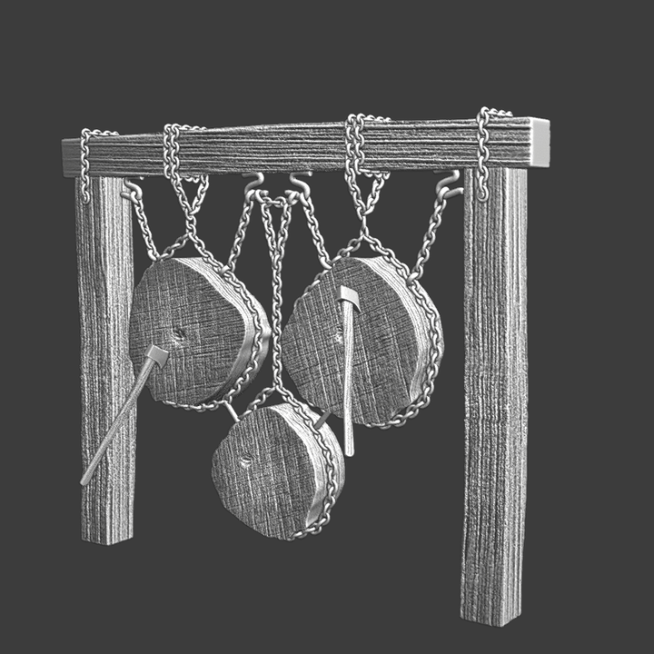 3D Printable Axe Throwing Practice - Model terrain by Northern Crusades ...