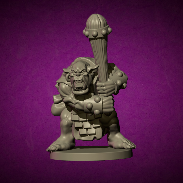 3D Printable Orc by MOMminiatures
