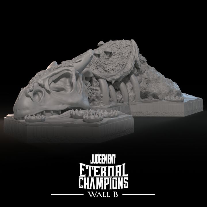 3D Printable Judgement: Eternal Champions Terrain Pack vol. 1 by Creature Caster