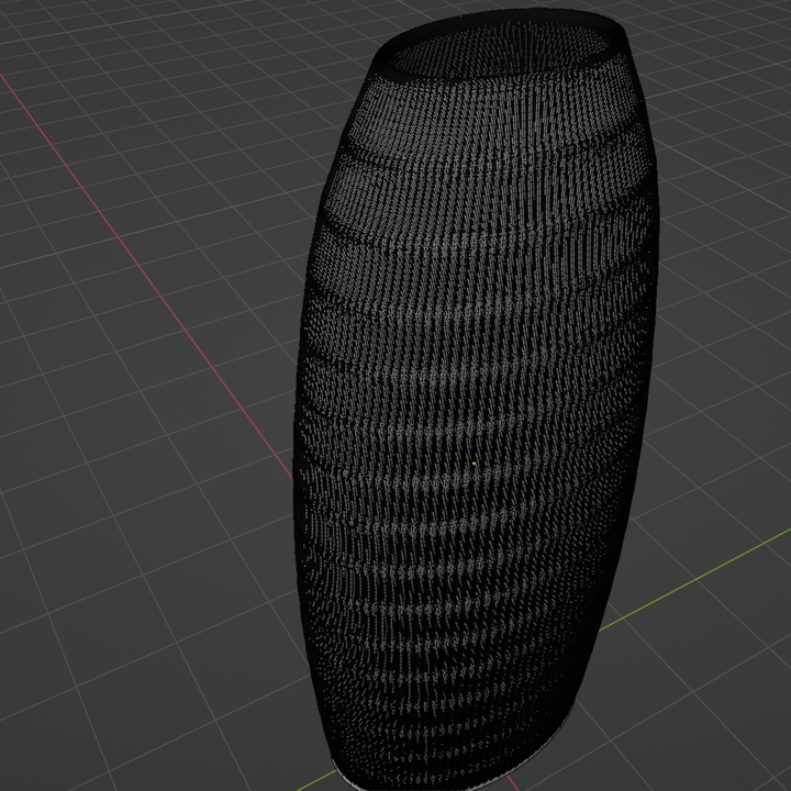 3D Printable Mesh Vase by Stanley