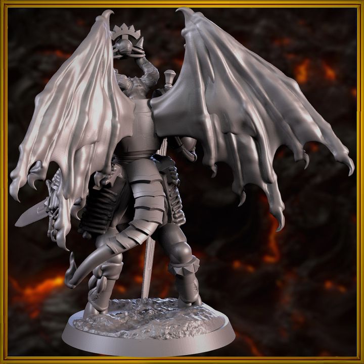 3D Printable Demon Lord (Tribe exclusive) by Sergeant Hammer
