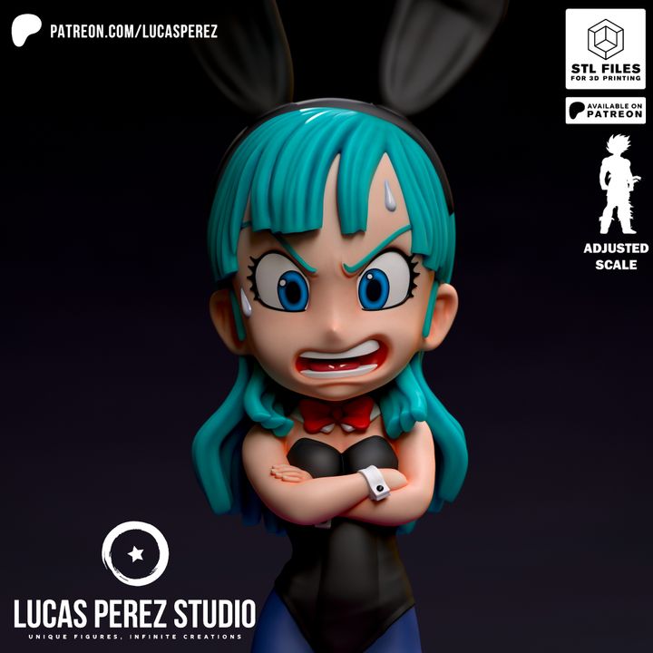 3D Printable BUNNY BULMA by Lucas Perez
