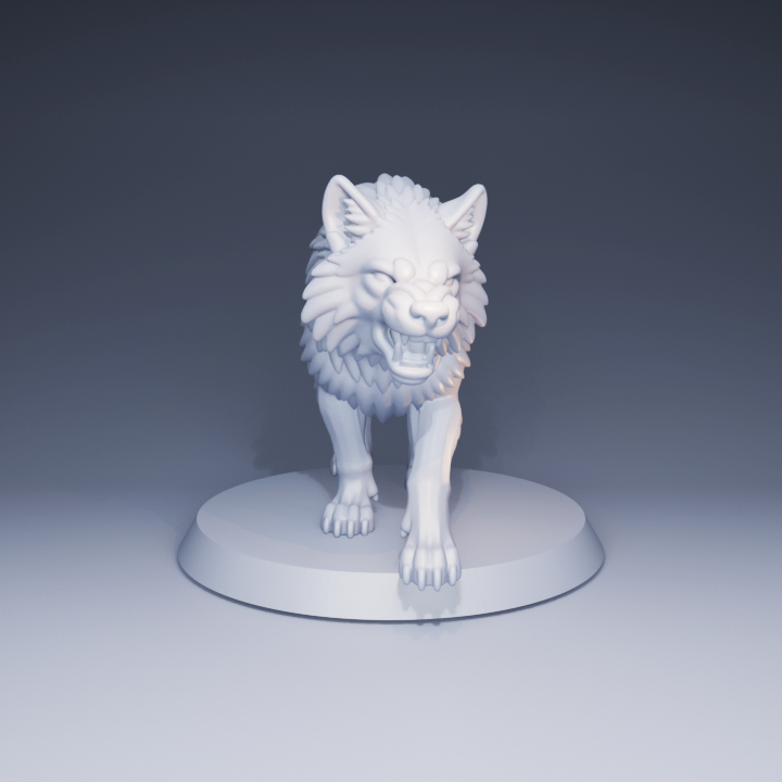 3D Printable Wolf by Voidforge