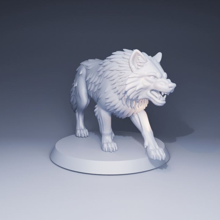 3D Printable Wolf by Voidforge