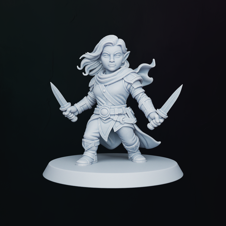 3D Printable Halfling Rogue by Voidforge