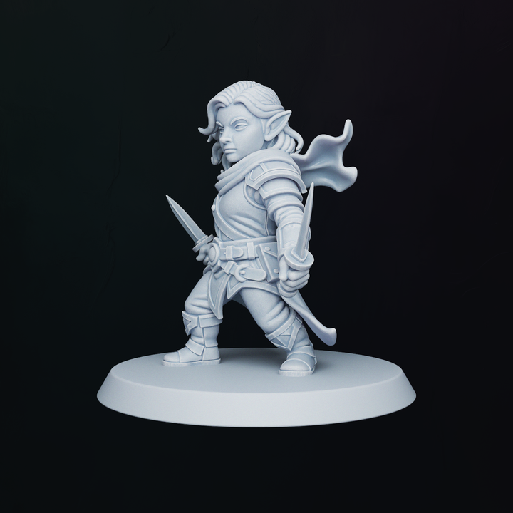 3D Printable Halfling Rogue by Voidforge