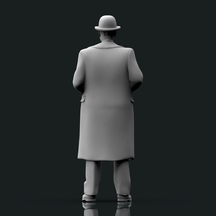 3D Printable Private Detective by 3Dimontis