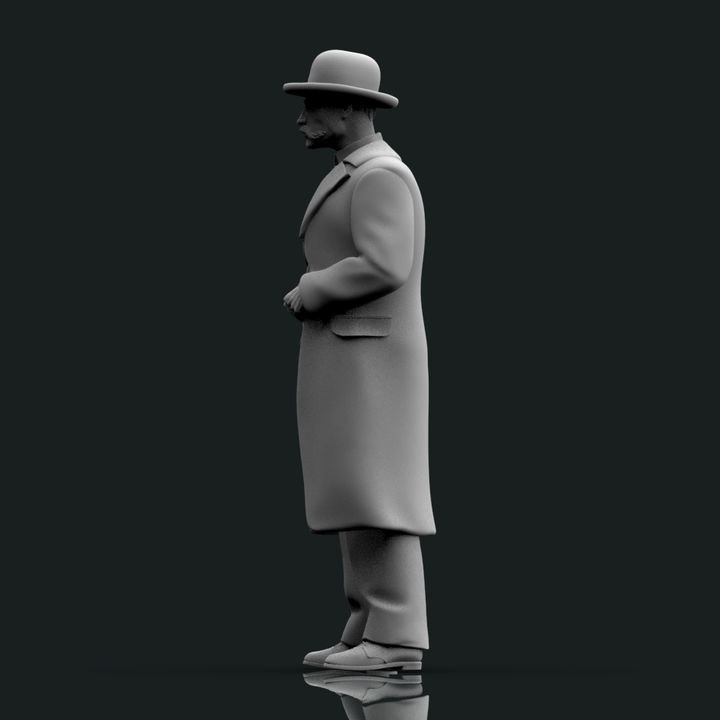 3D Printable Private Detective by 3Dimontis