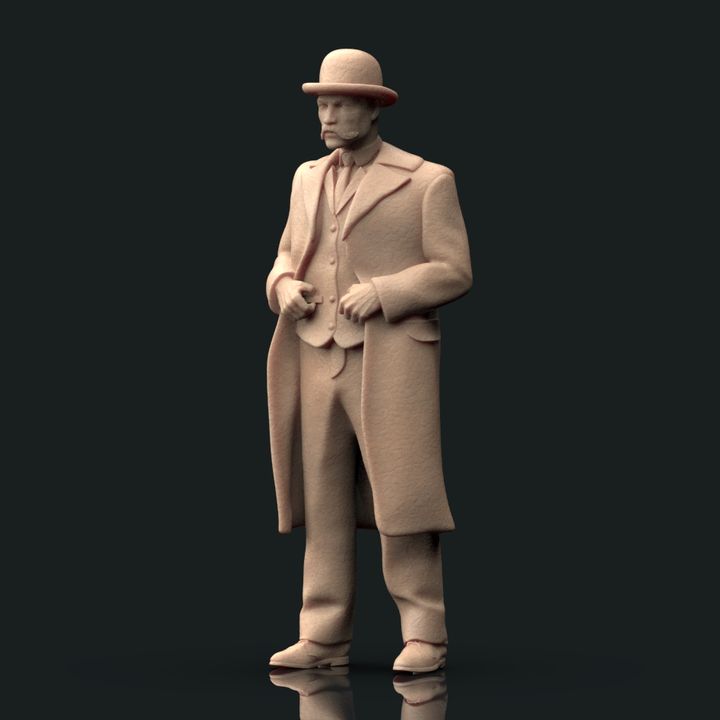 3D Printable Private Detective by Dmitrii Tishchenkov