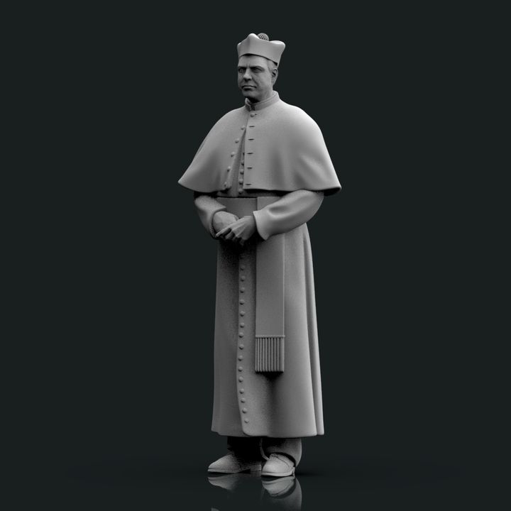 3D Printable Priest by Dmitry Tishchenkov