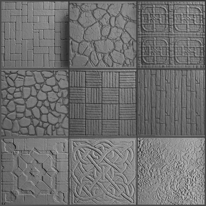 3D Printable Texture Rollers Mega Pack (357 Texture Roller STL) by STL ...