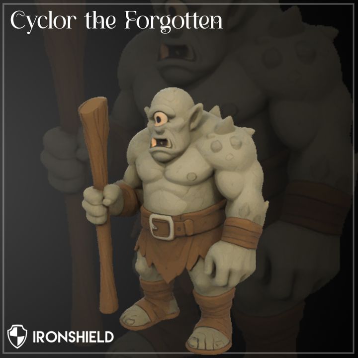 3D Printable Cyclor the Forgotten – 3D Printable Cyclops Miniature for ...