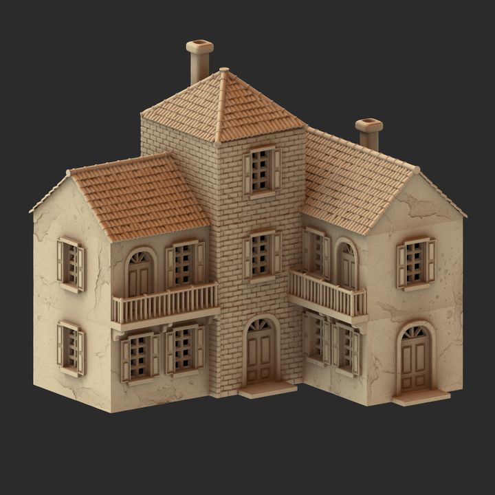 3D Printable Provence Architecture – 13 Printable STL Buildings (28mm ...