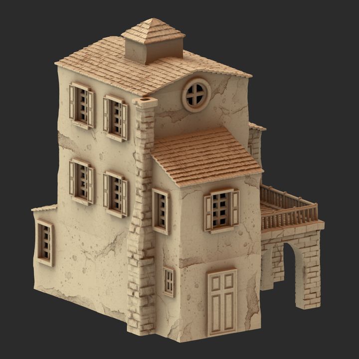 3D Printable Provence Architecture – 13 Printable STL Buildings (28mm ...