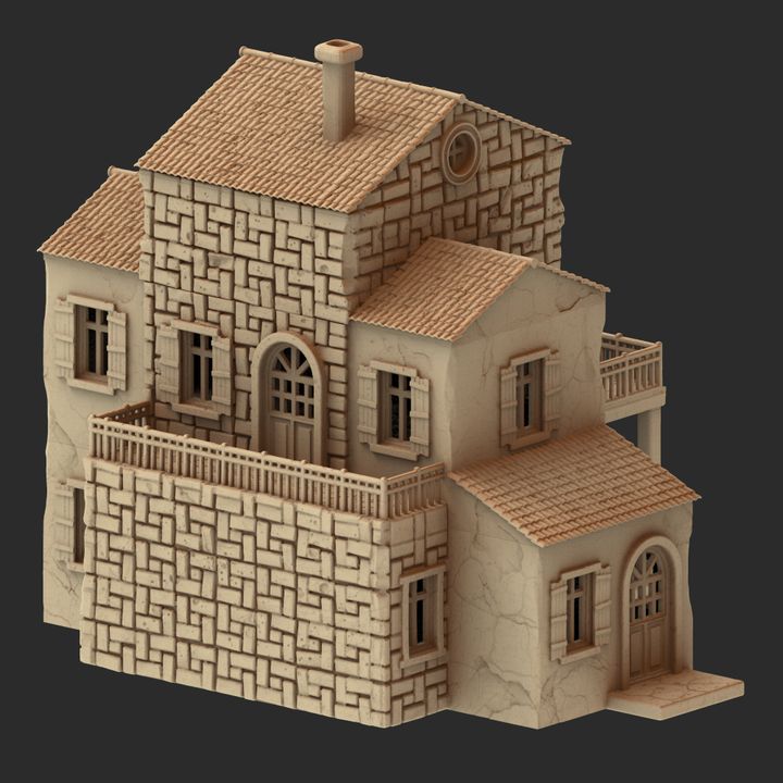 3D Printable Provence Architecture – 13 Printable STL Buildings (28mm ...
