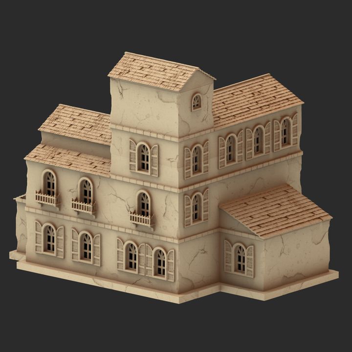 3D Printable Provence Architecture – 13 Printable STL Buildings (28mm ...