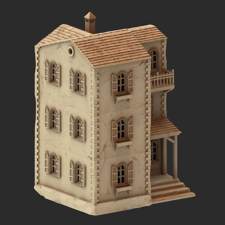 3D Printable Provence Architecture – 13 Printable STL Buildings (28mm ...