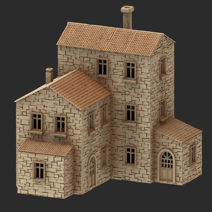 3D Printable Provence Architecture – 13 Printable STL Buildings (28mm ...