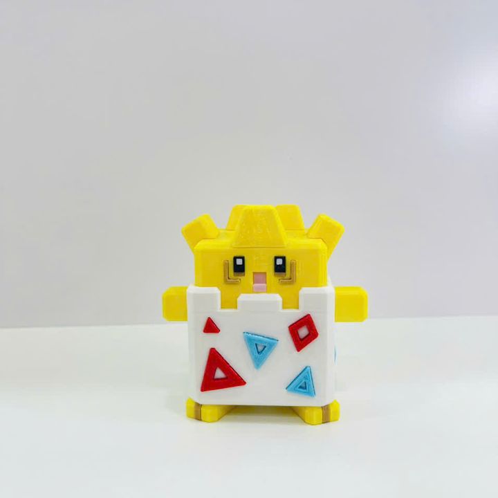 3D Printable Togepi Pokemon Multipart by CGCG3d