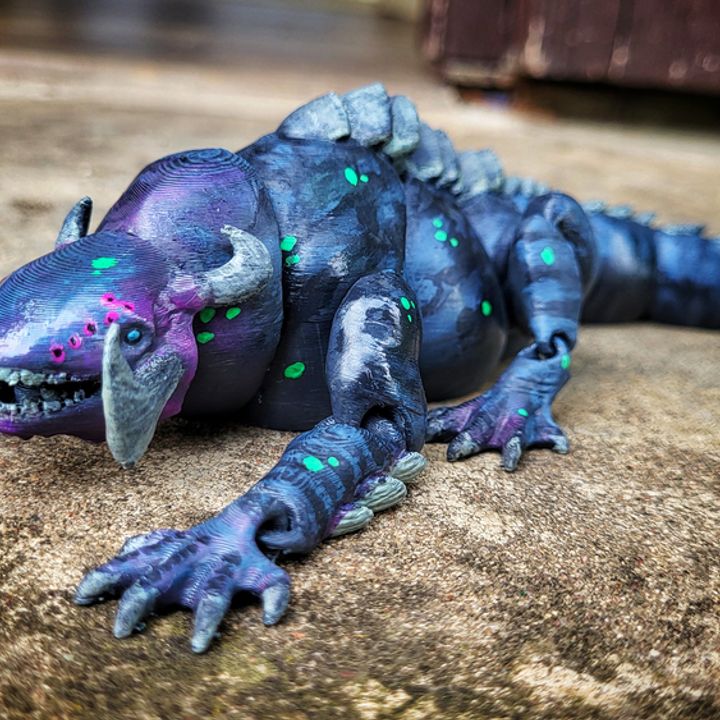 3D Printable Articulated Frozen Leviathan by MagniModels