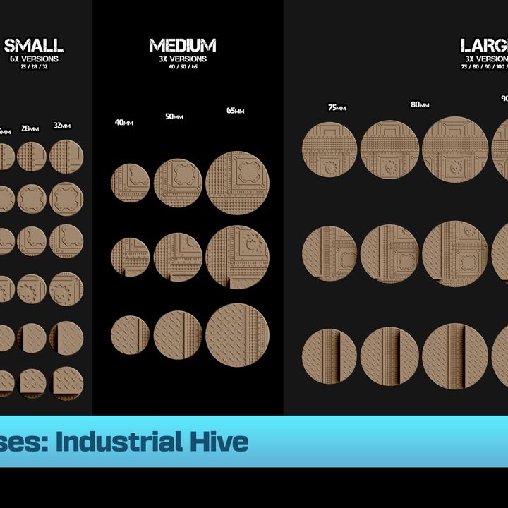 3D Printable Industrial Hive - FDM-Ready Bases || P4C Patreon [May 2025] by Painted4Combat
